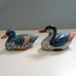 Accents | Vintage Vibrant Colors Decorative Display Ducks | Poshmark